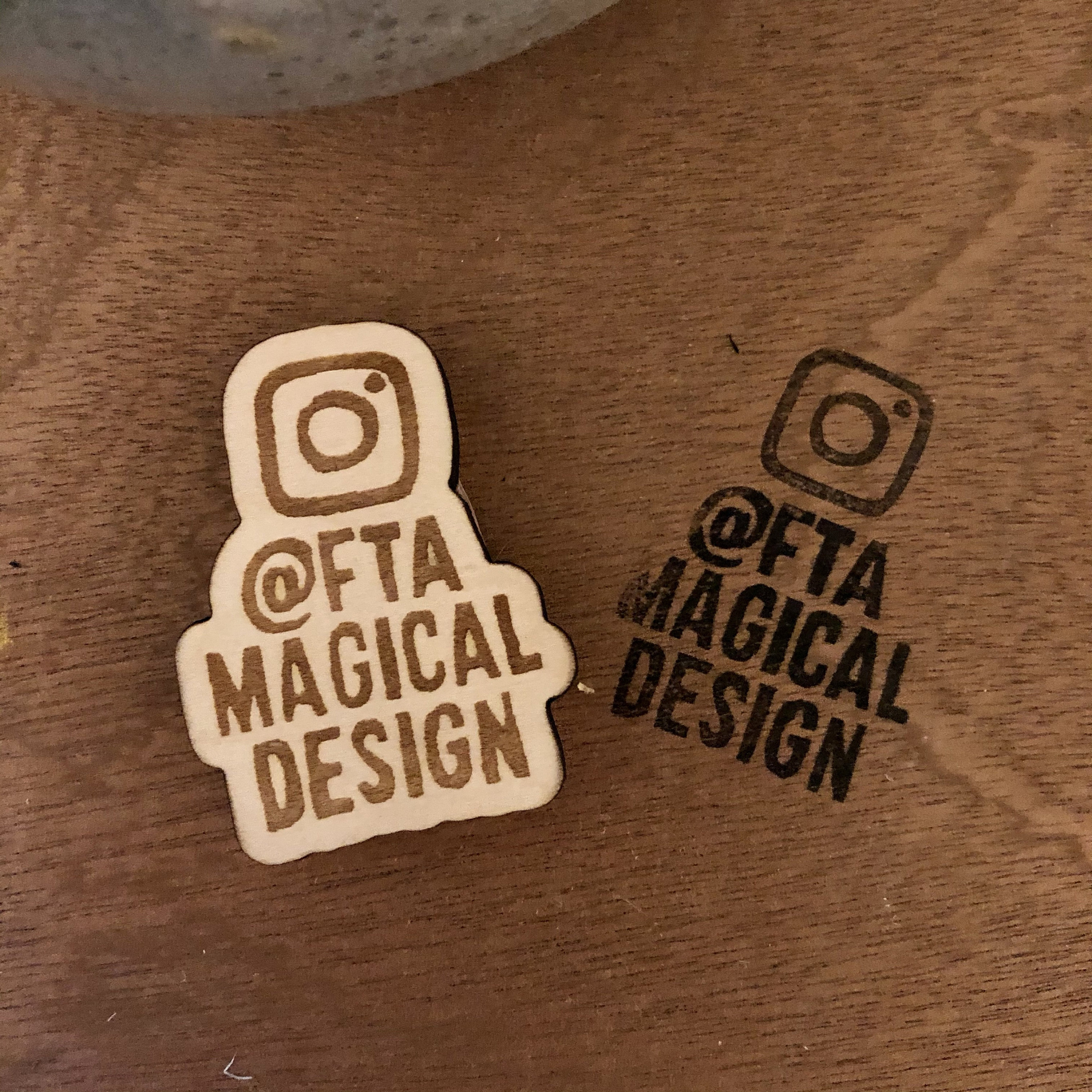 Custom Instagram Stamp Instagram Logo Business Stamp | Etsy Canada