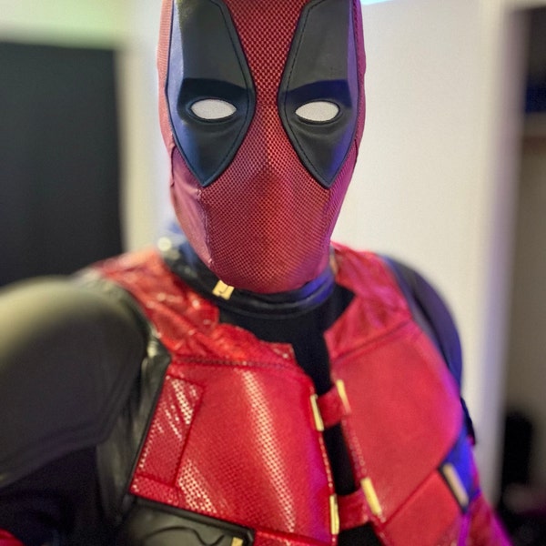 Deadpool 3 Style Halfshell Costume Cosplay Mask With Screen Printed ...