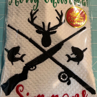 Hunting and Fishing Embroidery Design, Hunter Embroidery, Angler ...