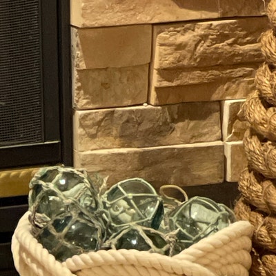 3.5 Double Netted Japanese Glass Float, Collectable, Antique, Nautical ...