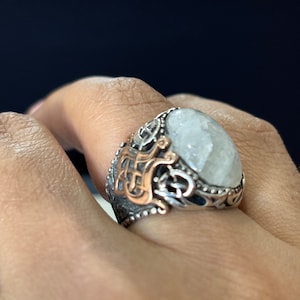 Sailboat Men's Ring, Viking Pirate Ship Ring, 925 Wind Rose Anchor Ring ...