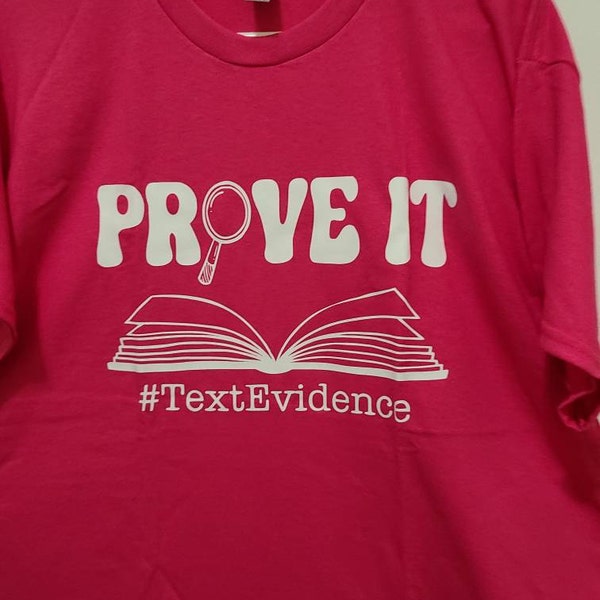 Prove It Text Evidence • Teacher SVG Files for Cricut • Digital ...