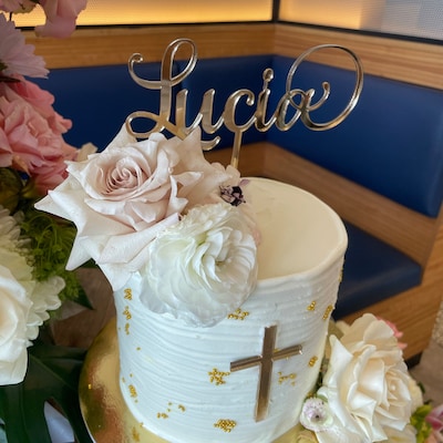 Personalised Cake Plaque Cake Topper Front of Cake Sign - Etsy