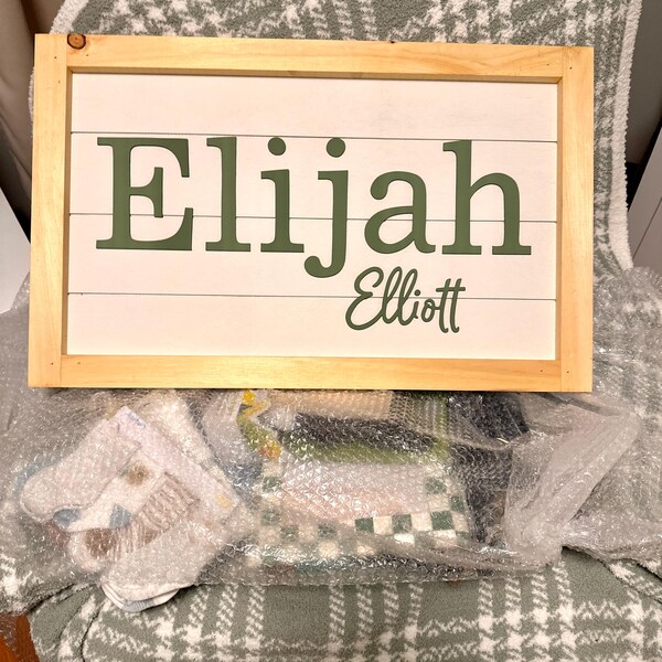 Nursery Wall Decor, Custom Nursery Name Sign, Above Crib Custom Baby ...