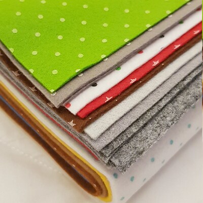 Plain Felt Fabric 30 Colors Collection 20cm X 20cm per Sheet - Etsy