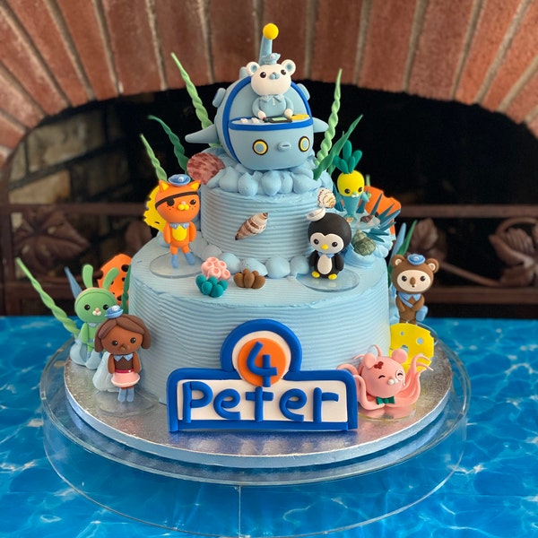 Octonauts Birthday Cake Topper, Personalised - Etsy