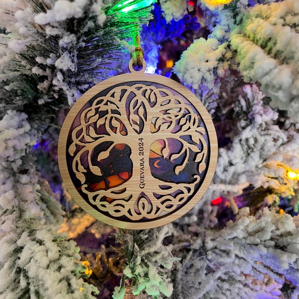 Personalized Deer Hunting Layered Wood Ornament, Custom Hunting ...