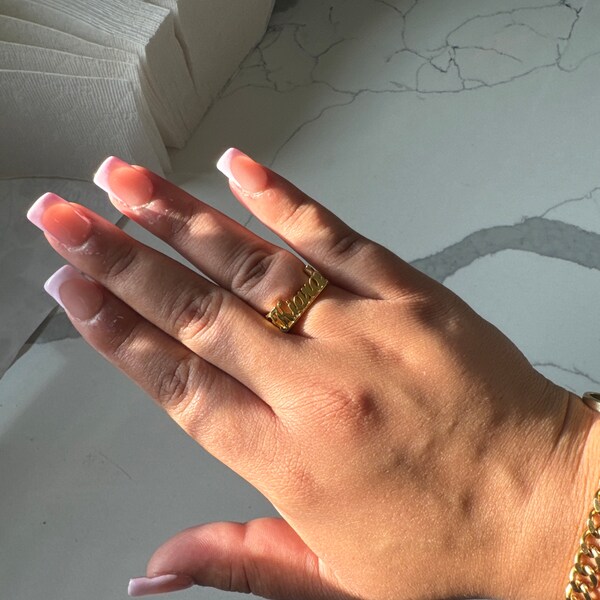 Personalized Name Ring - Cursive Font Name Ring - Custom Name Ring ...