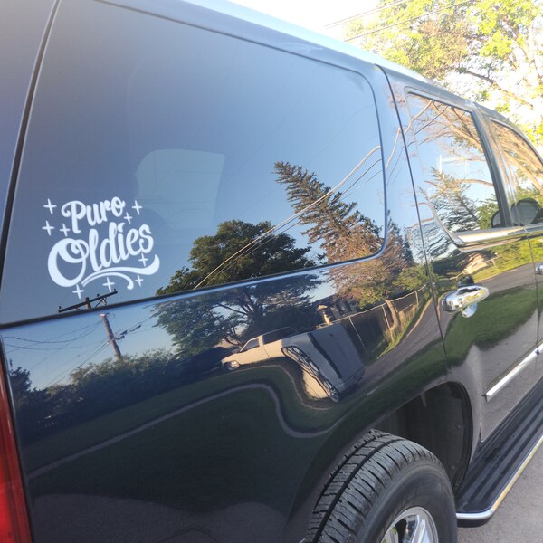 Puro Oldies - 5"x6" Vinyl Cut Transfer Decal, Laptop Stickers - Etsy