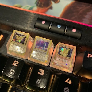 Miniature Holo Pokemon Card Keycaps Base Set - Etsy