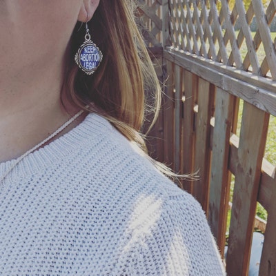 Pro Choice Earrings, Pro Choice Jewelry, Keep Abortion Legal Earrings ...