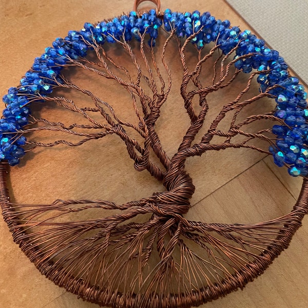 12 Inch /heart Shaped/ Handmade / Copper Wire / Tree of Life / One of a ...