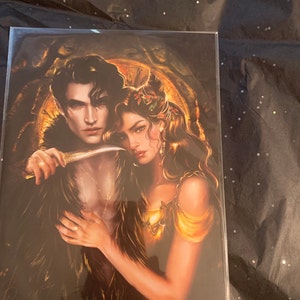 Art Print Feyre Rhysand & Nyx by Bxromance | Etsy