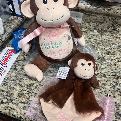 Personalized Baby Sister Stuffed Animals Gifts for Sisters New Baby ...