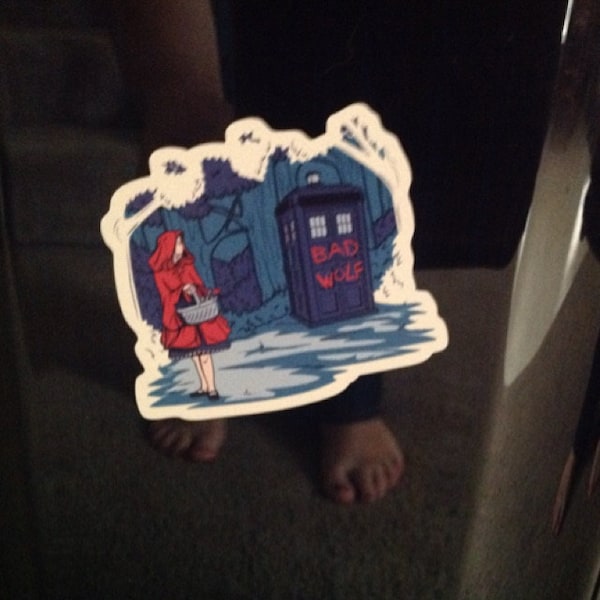 Individual Die Cut Big Bad Wolf Sticker - Etsy