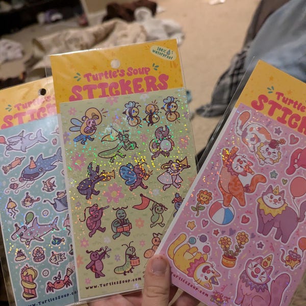 Sweet Treats Sticker Sheet, Kawaii Candy, Candy Stickers, Dessert ...