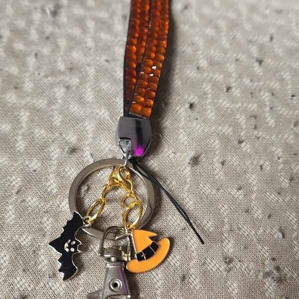HALLOWEEN SPOOKY Candy Scary Ghost Spider Bats Pumpkin Gold Black White ...