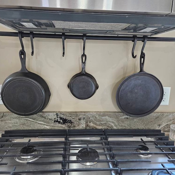 Metal S Hook, Plumbing Pipe Rack, Pot Rack Hooks, Industrial Pot Rack ...