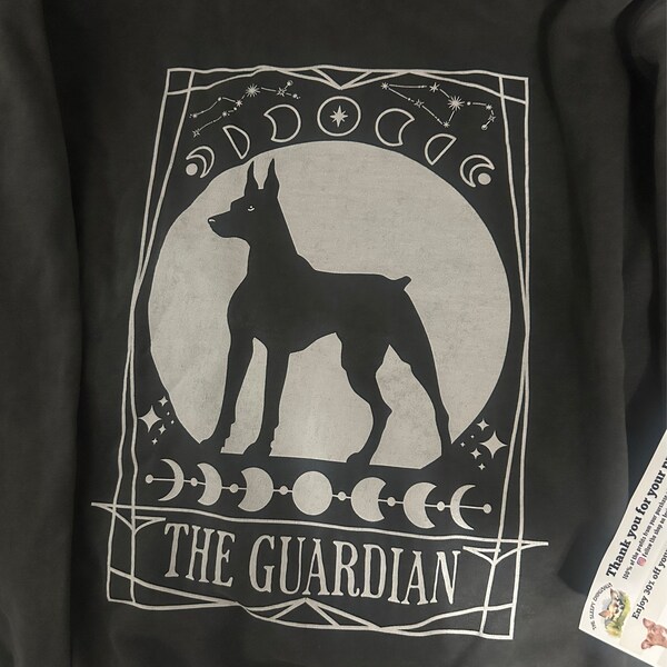 Doberman Pinscher Moon Phases Tarot Cottagecore Sweatshirt, Doberman ...