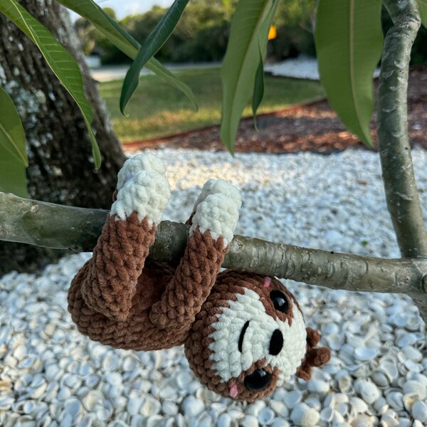 PATTERN: Sid the Plush Sloth Pattern Amigurumi Sloth Pattern Crochet ...