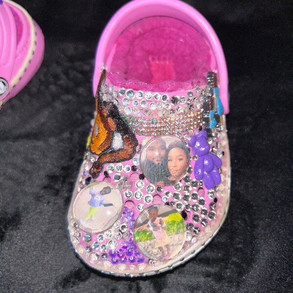 Custom Photo Shoe Charms for Slides - Etsy