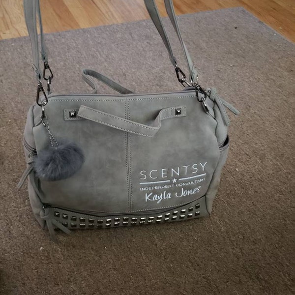 Authorized Scentsy Vendor Trendy Handbag Hobo Messenger Faux Leather ...