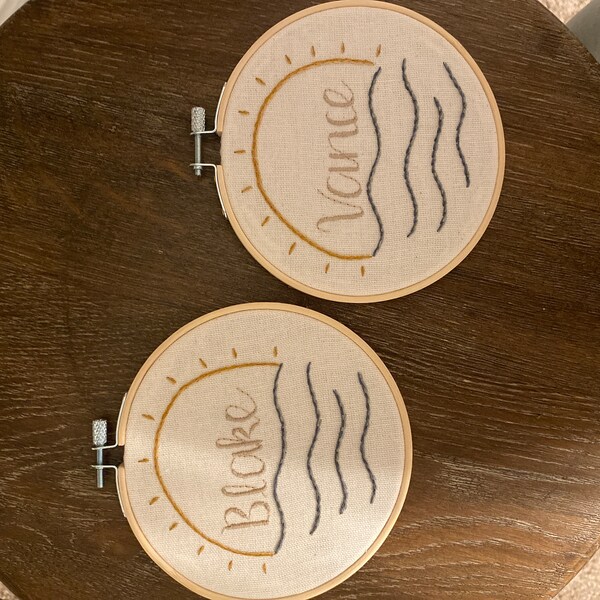 Custom Handwriting Embroidery Ring: Personalized Keepsake Gift - Etsy