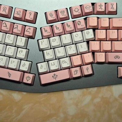 Handmade SA Profile Backlit Key Cap Hidden Fairyland Wood & Resin ...