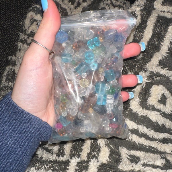 500-1000 Pcs Assorted Crystal Mix. 2mm-12mm Jesse James Glass Crystal ...