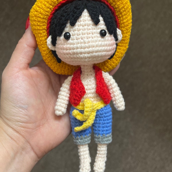 Amigurumi Nico Robin, Crochet Nico Robin, Crochet Robin, Handmade Gift ...