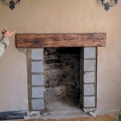 Solid Oak Mantel Beam All Sizes Oiled Pre-drilled Free - Etsy UK