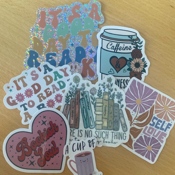 Sticker Sheet Girly Vibes - Vinyl Matt Floral Flowers Cute Aesthetic ...