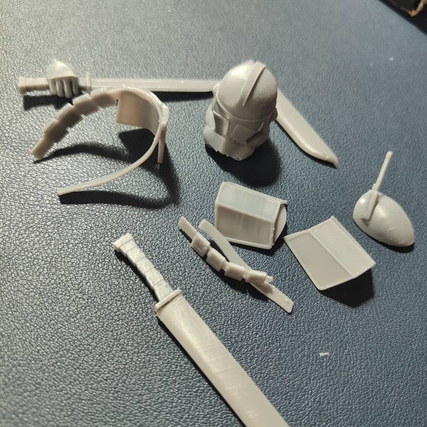 1:12/18/6 Scale Clone Trooper Fireball Accessory Pack Unpainted Kit ...