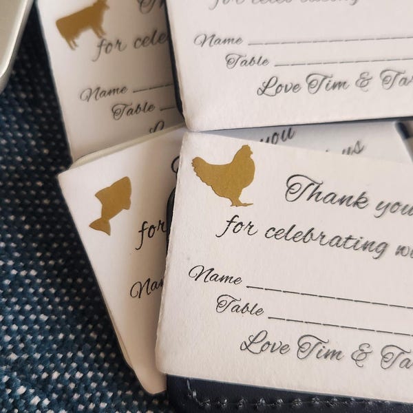 Meal Indicator Stickers (set of 10) Wedding Meal Decals Entree Stickers ...