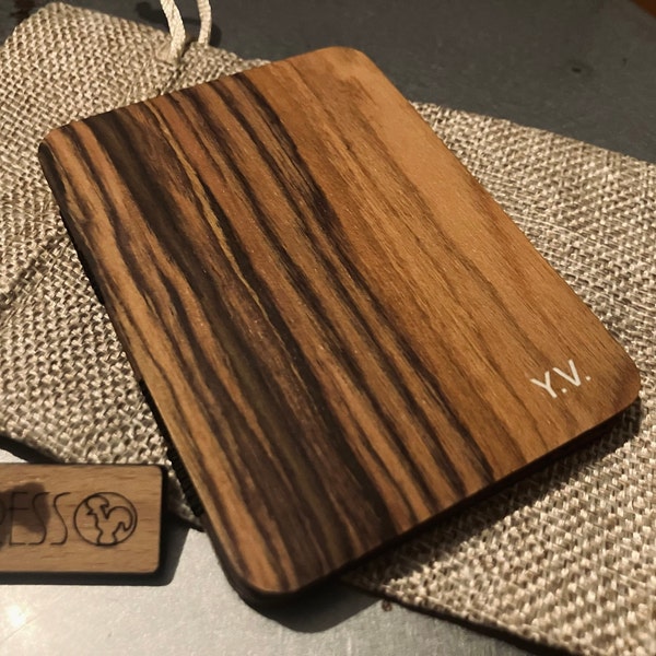 Wooden Wallet, Credit Card Wallet, Men's Wallet, Slim Wallet, Modern ...