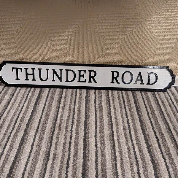 Bruce Springsteen Inspired Thunder Road Old Fashioned Faux Cast Iron ...