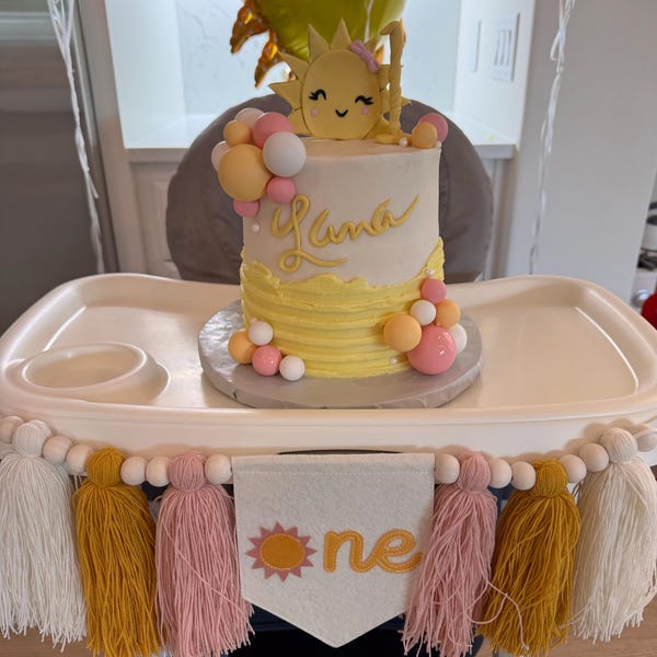 Number and Star Custom Linen Crown for Kids & Children's Birthday ...