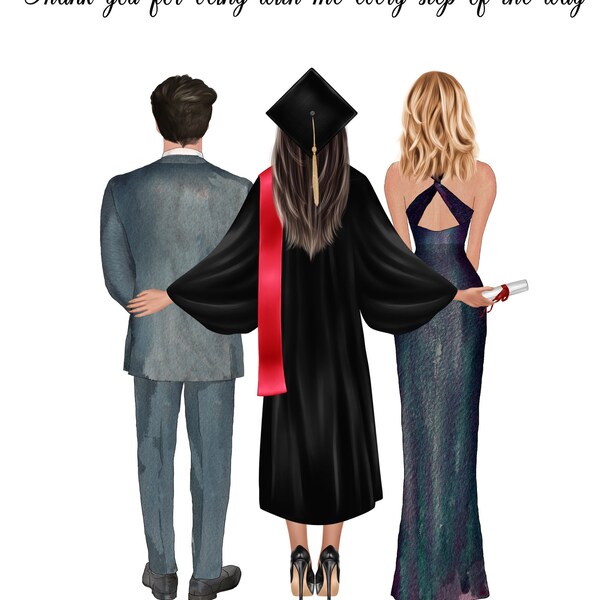 Personalized Family Graduation Gift, Mother Daughter Graduation ...