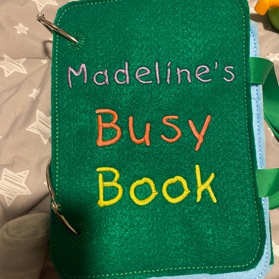 Customized Quiet Busy Book Covers Childrens Learning Toddler Learning ...