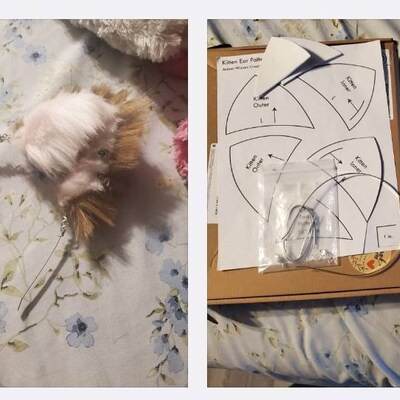 Cat Ear Pattern for Making Faux Fur Costume Ears - Etsy