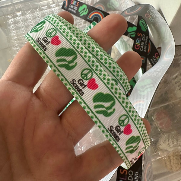 Girl Scout Theme Ribbon - Etsy