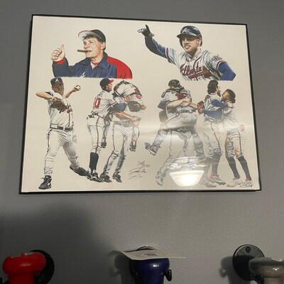 Chipper Jones Colored Pencil Card Sized Drawing 3 1/2x 2 1/2 - Etsy