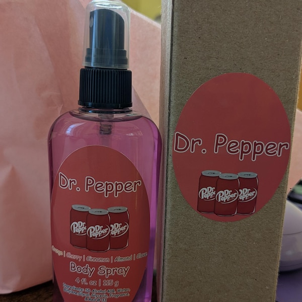 Dr. Pepper Body Spray (4 Oz.) - Etsy