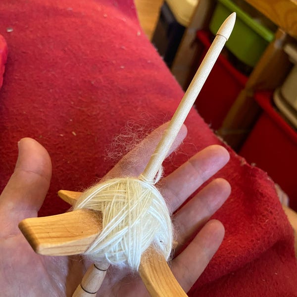 5/8" Maple Mini Glider Turkish Drop Spindle - Etsy
