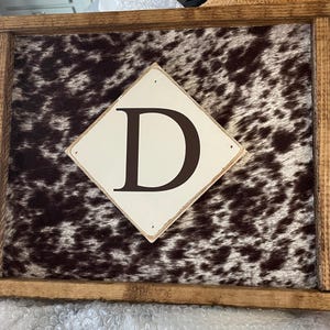 Cowhide Wooden Sign - Cowhide Name Sign - Wedding Sign - Western Decor ...