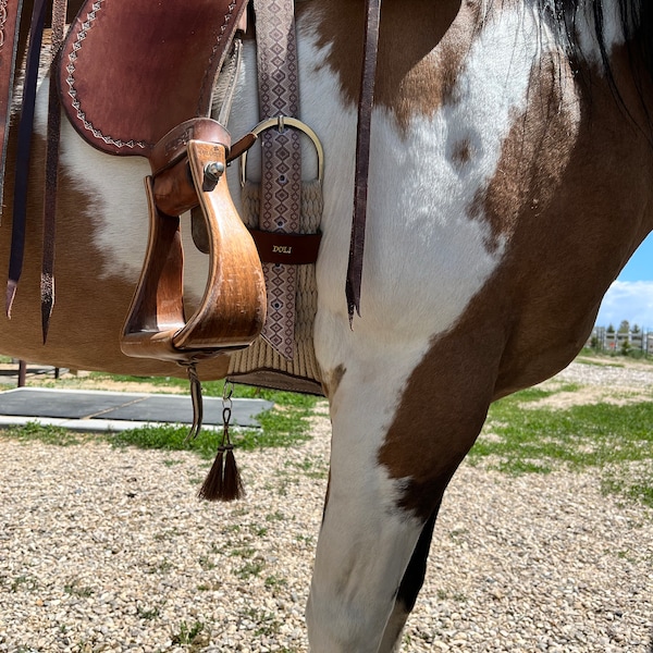 Leather off Billet Keeper - Add on for Western Saddle String Girth ...