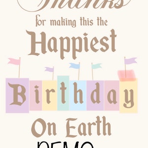 Editable Neverland Birthday Backdrop, Peter Pan Birthday, Disney Party ...