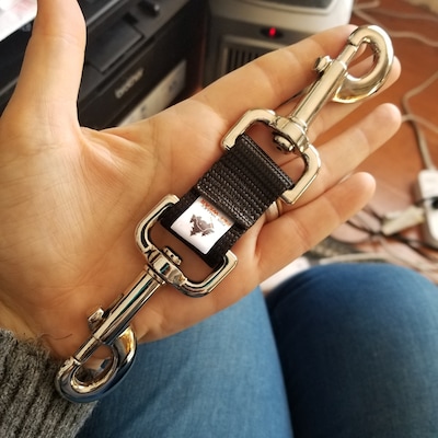 Harness to Collar Safety Clip, 3 Widths, 25 Colors, Safeties, Backup ...