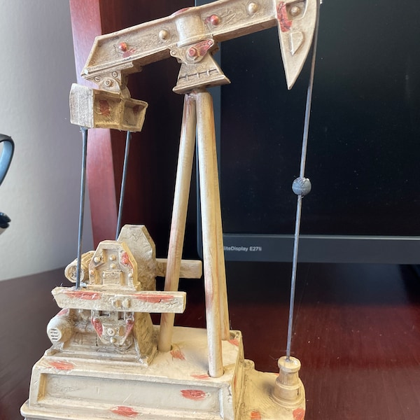 Oil Rig Pumpjack Derrick Rig Oil Decor Oil and Gas Sign Roughneck Oil ...