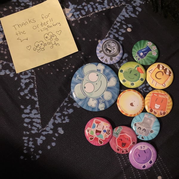 ANIMATIC BATTLE PINS object Show/osc - Etsy